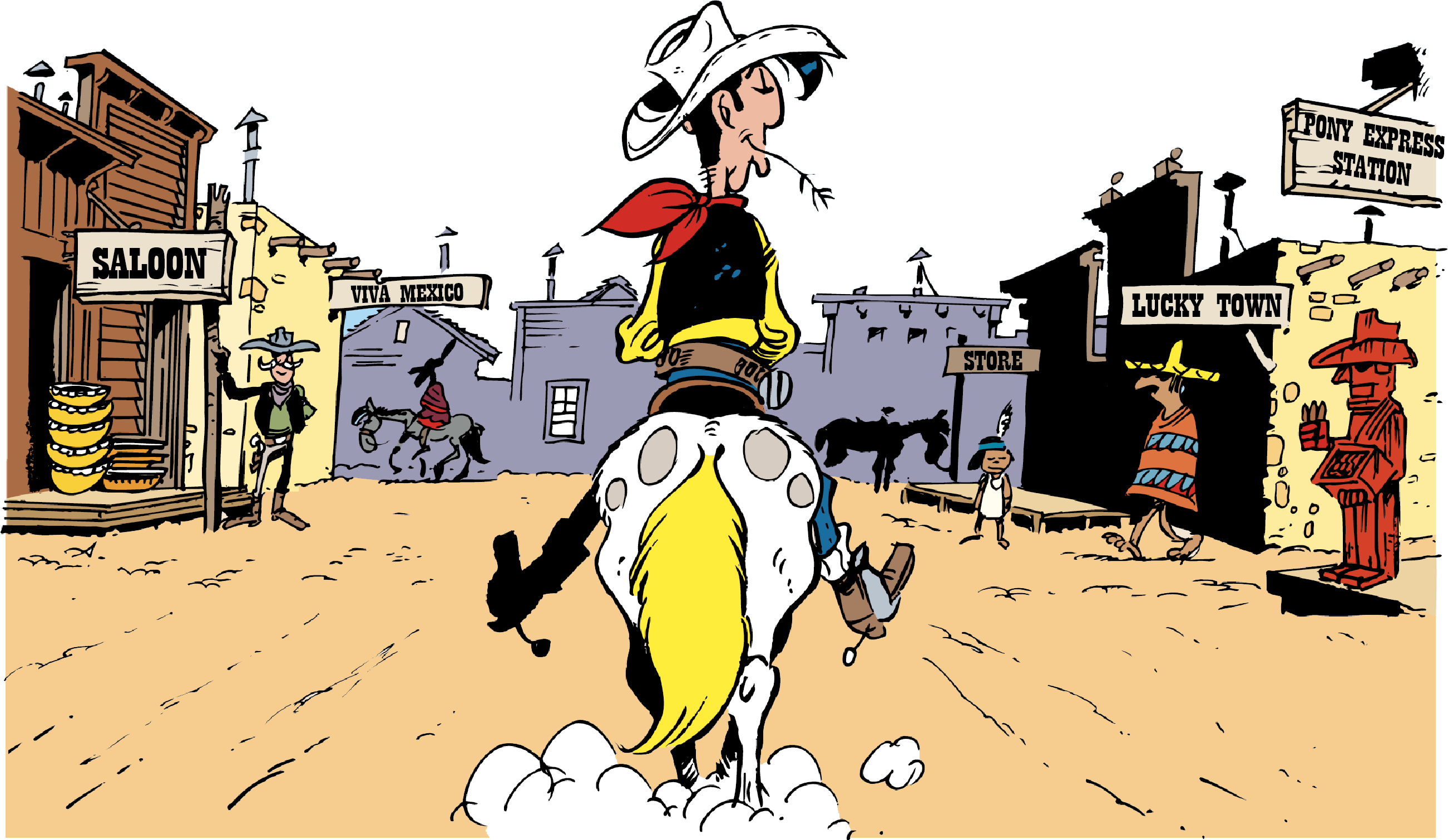 Lucky Luke i PonyparkCity